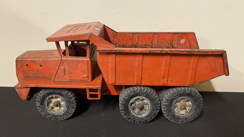 Vintage Buddy L Mack Hydraulic Pressed Steel Dump Truck Construction ...