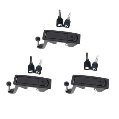 3x Adjustable Flush Lever Compression Locks Doors Latch with Keys for ...