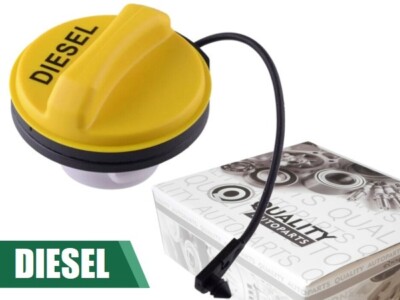 DIESEL FUEL TANK FILLER CAP WITH STRAP FOR RANGE ROVER VELAR JAGUAR XF ...