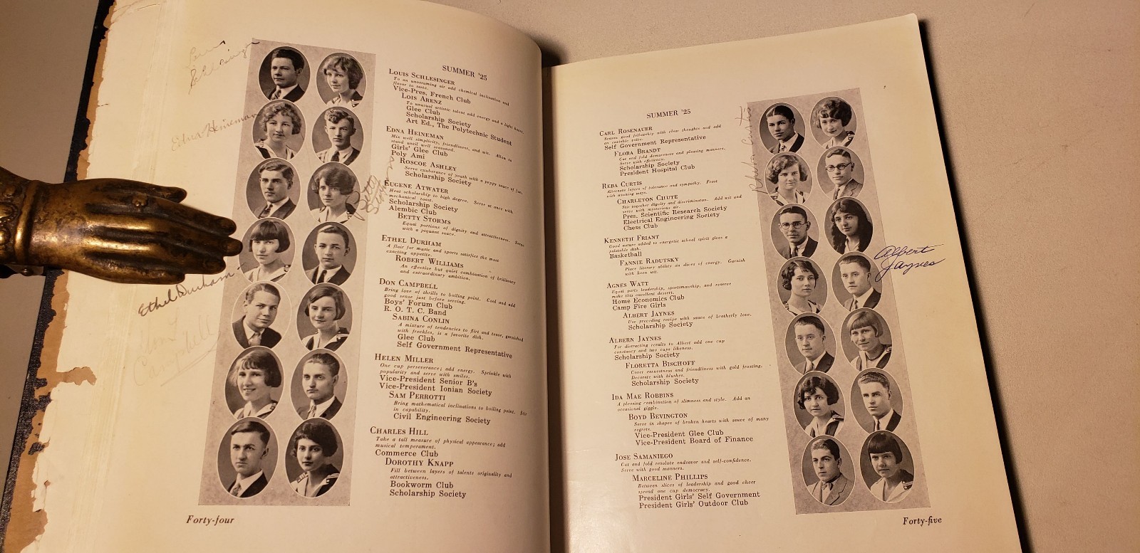 1925 LOS ANGELES POLYTECHNIC HIGH SCHOOL YEARBOOK ROARING 20'S LA PRE ...