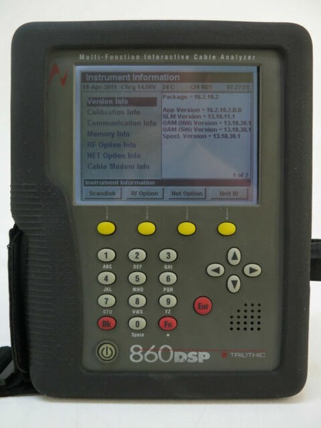 Trilithic 860 DSPi 1 GHz Multifunction Cable Analyzer for sale online ...