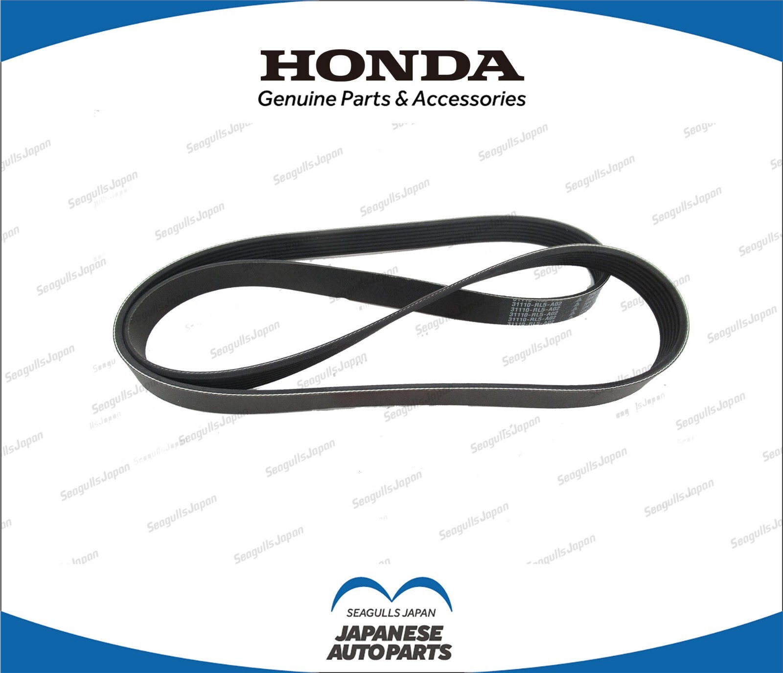91-95 LEGEND 96-98 3.2TL 96-04 3.5RL OEM HONDA ALTERNATOR BELT 31110 ...