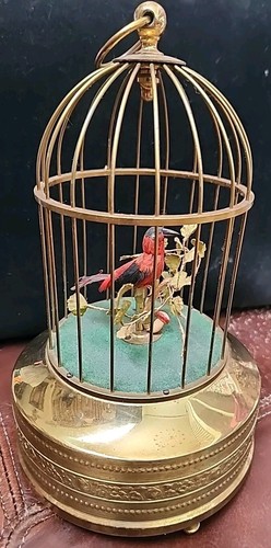 SINGING BIRD CAGE MUSIC BOX MUSICAL AUTOMATON | eBay