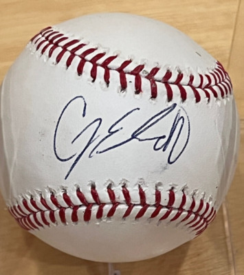 Carl "CJ" Edwards Autographed MLB Baseball - Cubs, Mariners, Braves ...