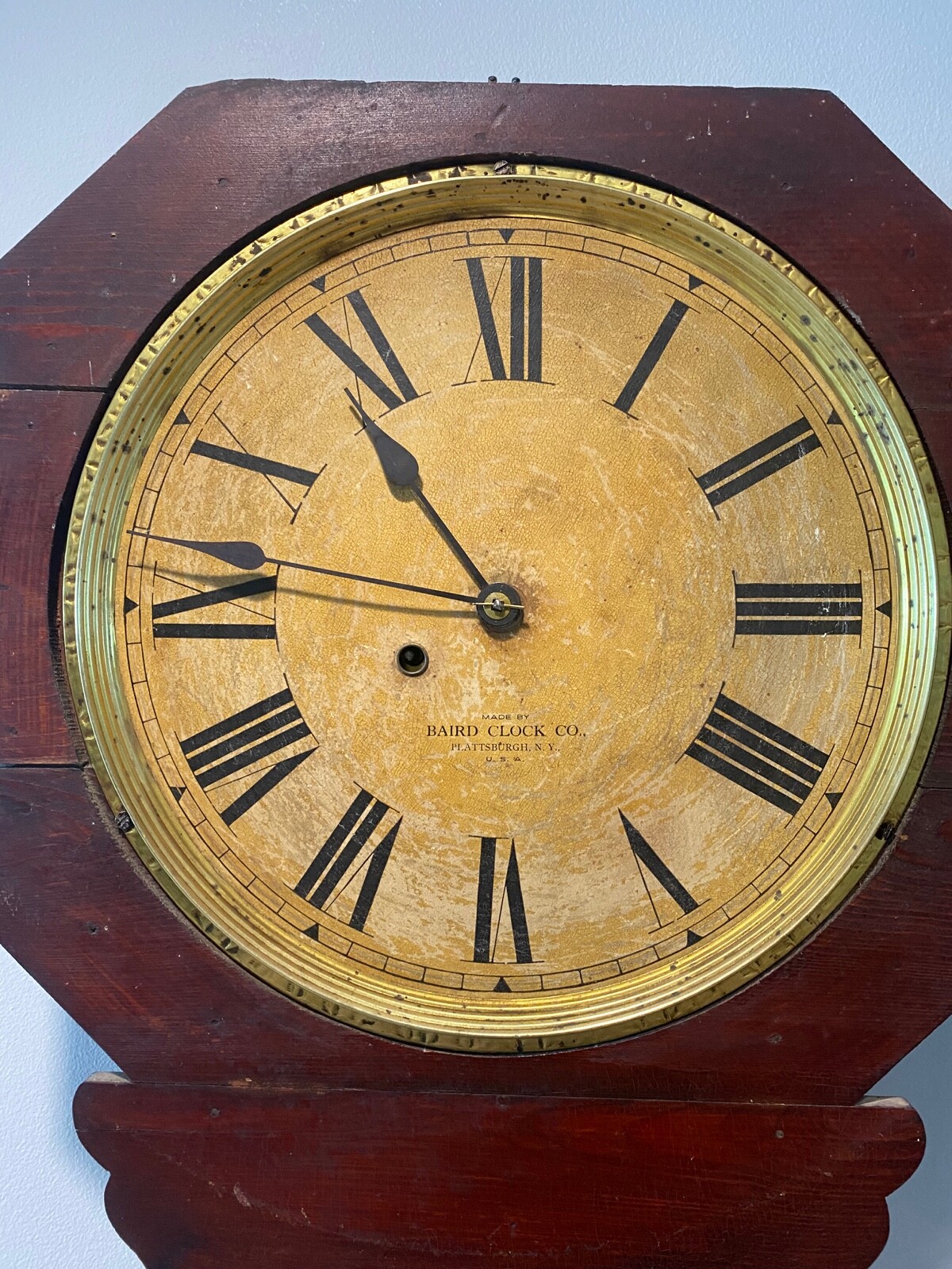 EDWARD BAIRD " OLD EYE-WATER" ANTIQUE ADVERSTISING CLOCK CIRCA 1890 | eBay