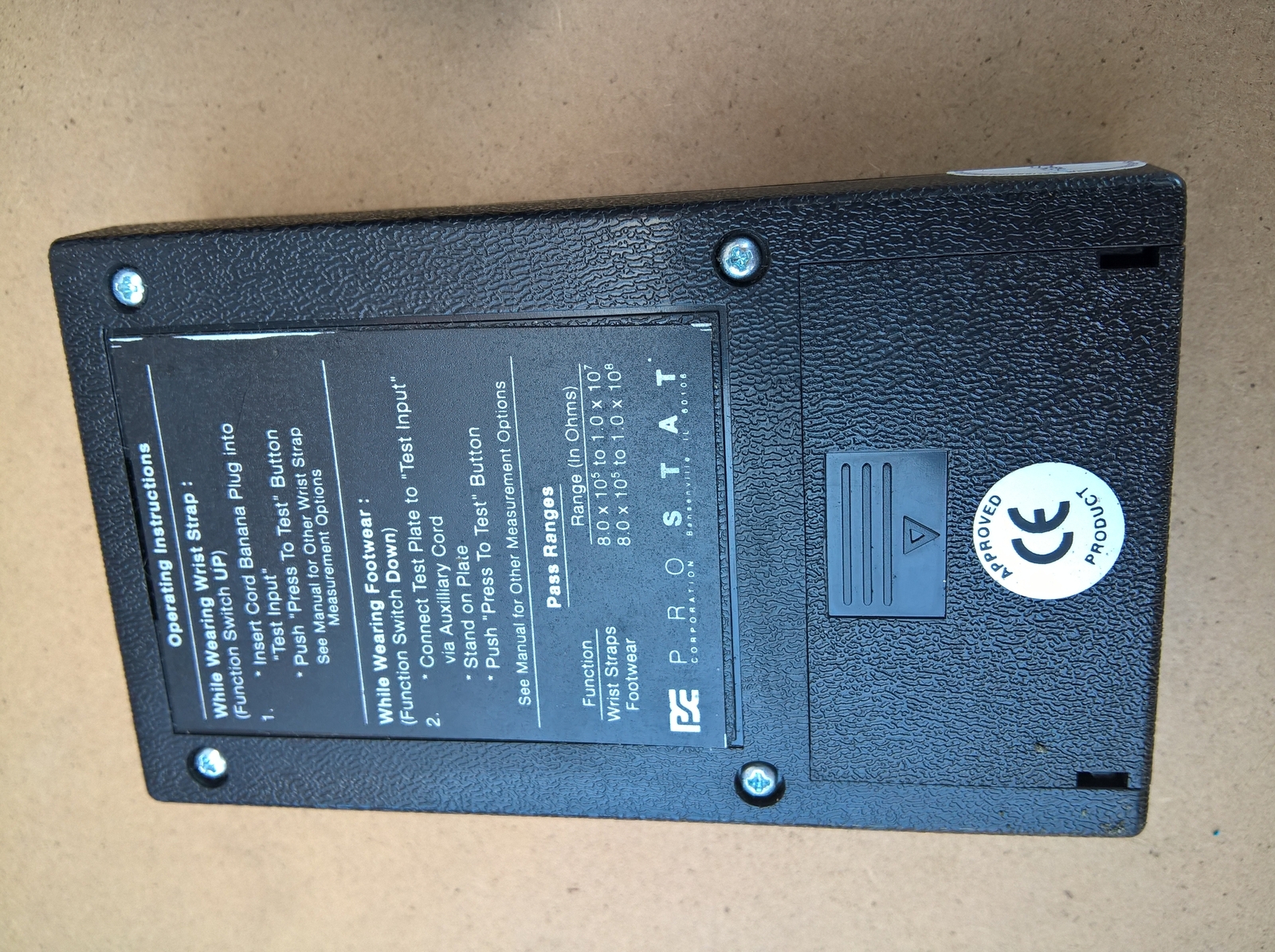 Prostat ESD Kit w/PCS-715A Static Locator,PMT-872, PSI-870 PMM-810 ...