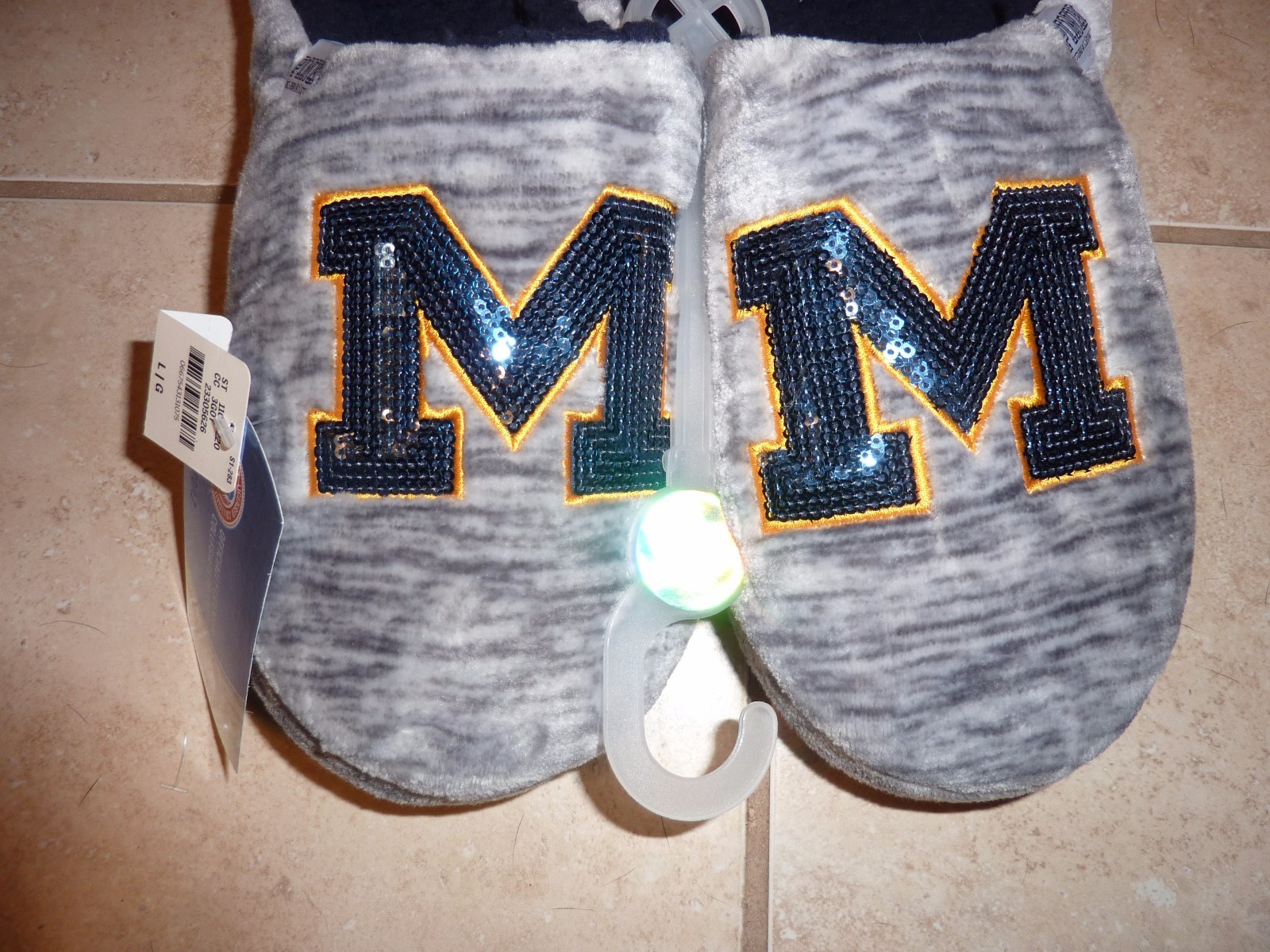 VICTORIAS SECRET PINK BLING MICHIGAN UNIVERSITY OF MICHIGAN MARLED ...