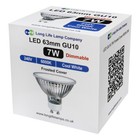 7W 63mm DIMMABLE GU10 LED Replacement for 63mm Halogen bulb Warm or ...