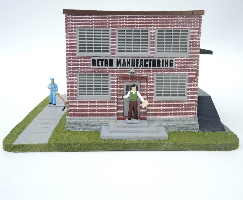 New K-line Operating factory with workers 1/48 O GAUGE model train ...