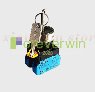 1PC NEW FOR Selector key switch YW4K-3AE20 Opening 22mm 2 normally open ...