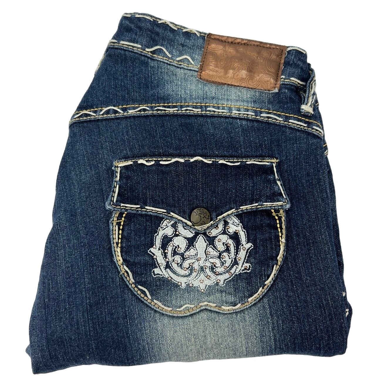 VTG Y2K Apple Bottom Low Rise Embroidered Flap Pocket… - Gem