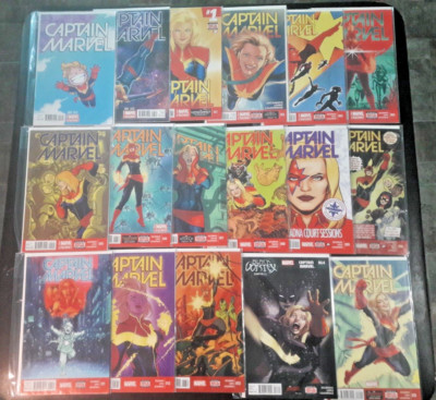 Captain Marvel #1-15 (Single Issue Complete Run, 2014) by Kelly Sue ...