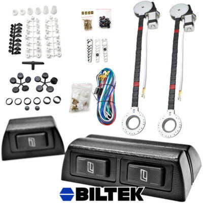 2 Door Power Window Conversion Kit All Makes Universal Fit Switches ...
