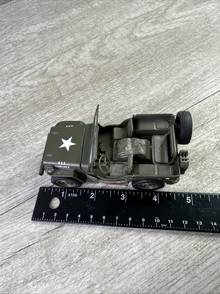 JEEP WILLYS US ARMY 1:32 SCALE MODEL MILITARY GREEN BY NEW RAY LTD. | eBay