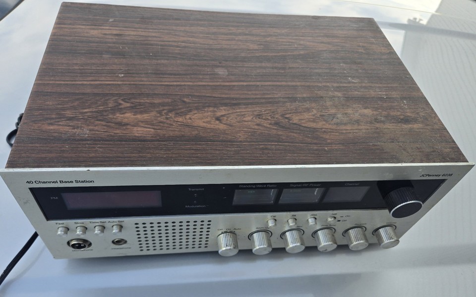 JC Penney 6238 Dual Meter Base Station Mobile CB Radio | eBay
