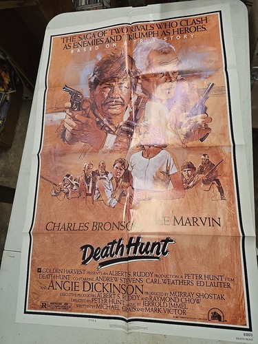 DEATH HUNT 1981 Orig 27" x41" 1-sheet Movie Poster Charles Bronson | eBay