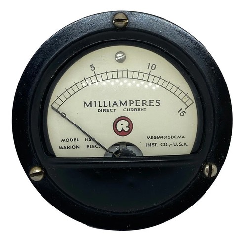 0-15mA Panel Meter Ammeter Simpson H52 MR36W015DCMA | eBay
