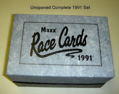 Original Maxx Race Cards Complete 1991 Collectors Set Unopened New In ...