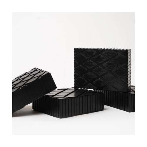 Solid Rubber Auto Lift Block Spacer Pad – Heavy-Duty 6-3/8" x 4-3/4" x ...