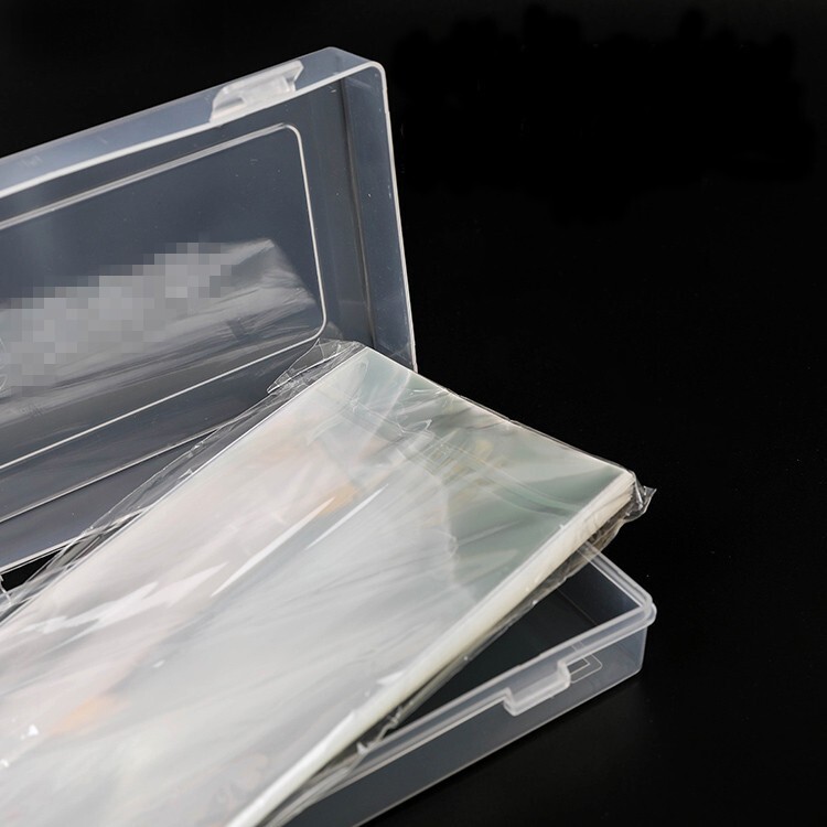 100Pcs Clear Paper Money Sleeves & Holders with Storage Case for Dollar ...