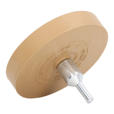 3.5in Eraser Wheel Pneumatic Adhesive Remover For Vinyl Decal Graphics ...