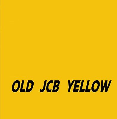 JCB OLD YELLOW Agricultural Tractor Machinery Construction Enamel Gloss ...