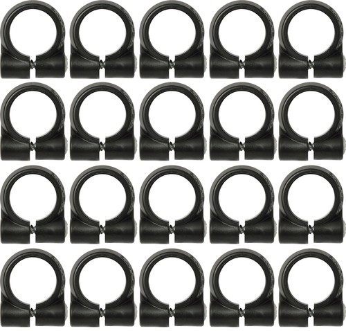 Loc-Line Black - 1/4" Element Clamp - 2 Packs of 20 | eBay