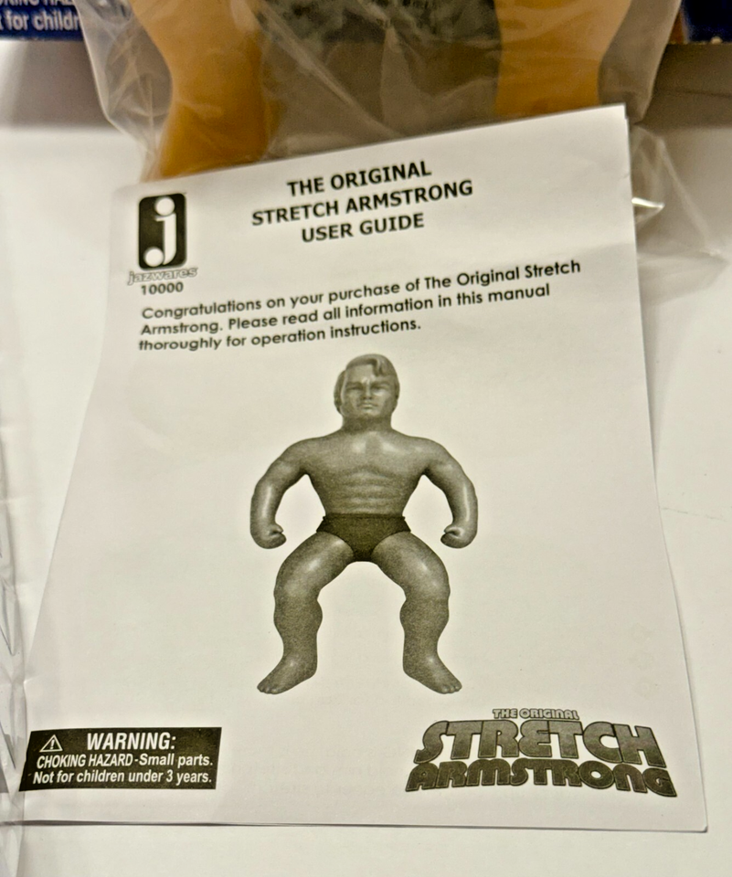 NEW! Hasbro Stretch Armstrong GIANT 10" Action Figure Factory Sealed ...