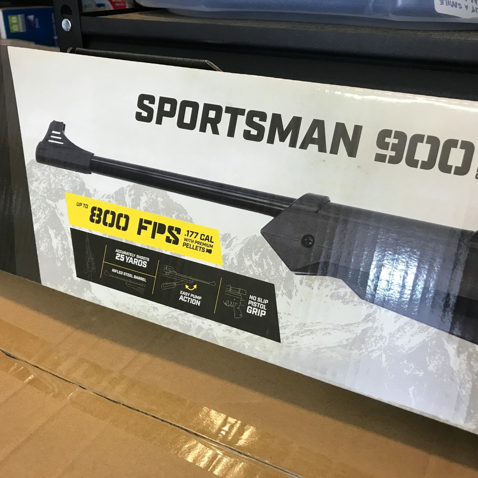 Barra Air Rifles Sportsman 900 .177 Cal 800 FPS BB & Pellet Gun 4x15 ...