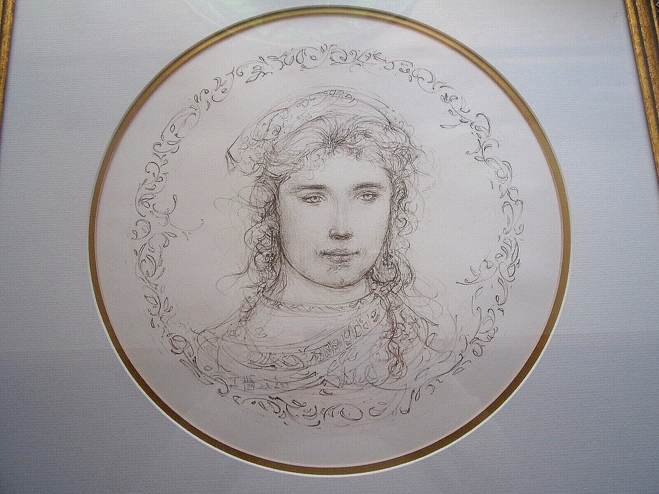 Edna Hibel Original Stone Lithograph Signed and Numbered (Gloria) | eBay