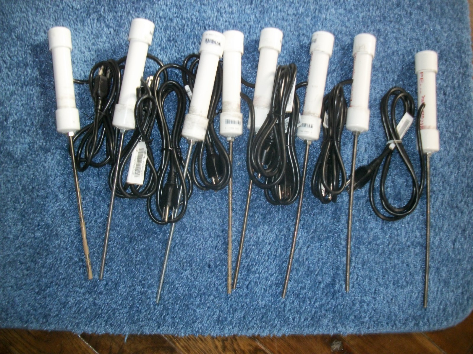 WORM SHOCKER! EARTHWORM for fishing ((doble probe)) | eBay