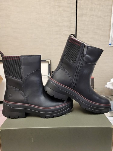 New in Box Timberland Women's Malynn Black leather Waterproof Mid ...