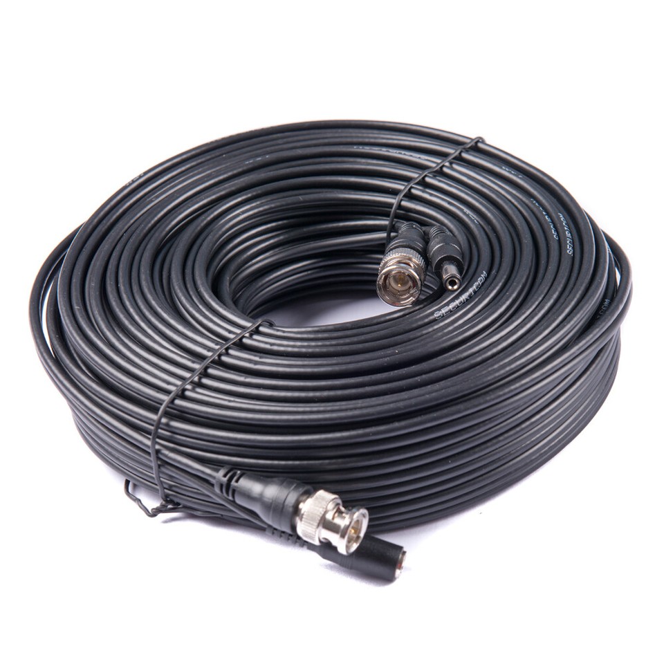 BNC DC POWER CAMERA EXTENSION CABLE CCTV SECURITY CAMERA DVR VIDEO ...