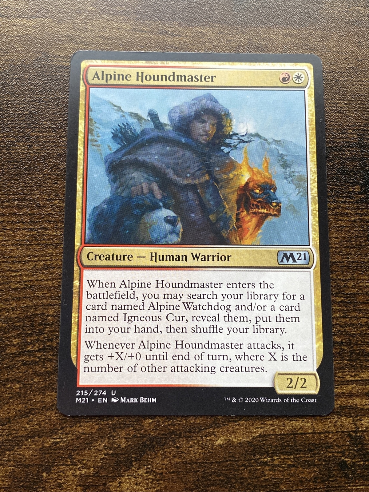 Alpine Houndmaster 215/274 M21 Core Set 2021 MTG Magic The Gathering ...