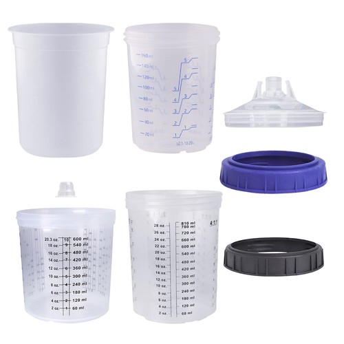 Disposable Paint Spray Cup Liners and Lids PPS | eBay