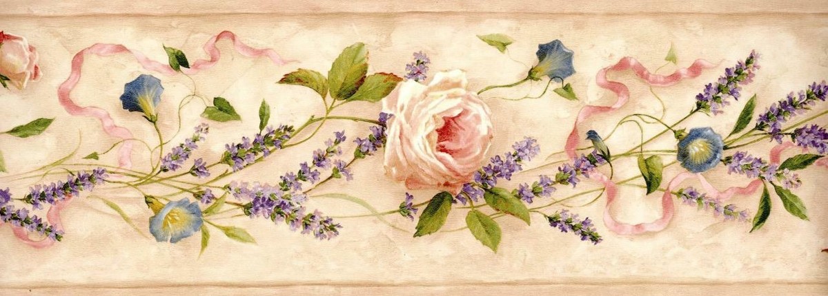 Lavender Wallpaper Border
