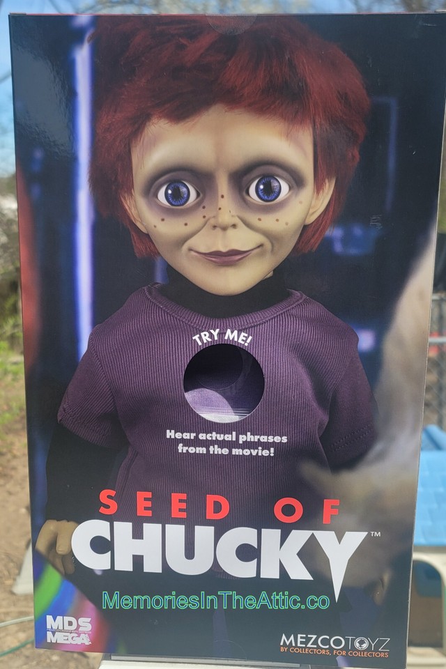 Mezco Child's Play 5 Seed of Chucky Glen 15" Inch Talking Figure Mega ...