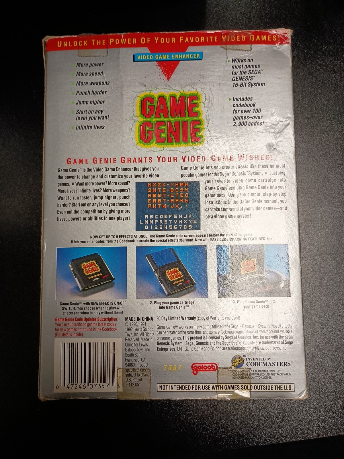 Game Genie Video Game Enhancer (Sega Genesis, 1992) for sale online | eBay