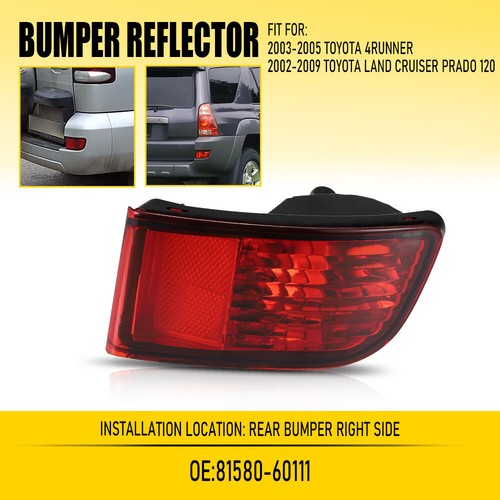 81580-60111 for 02-09 Toyota Land Cruiser Prado 120 Rear Bumper ...