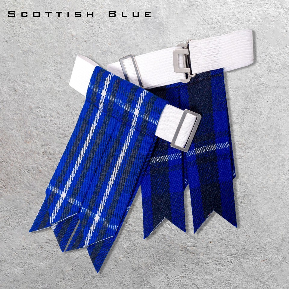 Kilt Flashes for Men with Heavy Buckle Adjusters, Plain & Tartan Kilt ...
