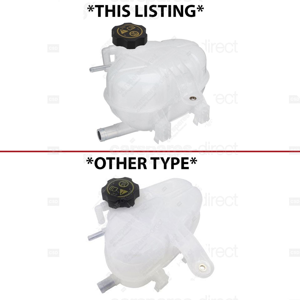 VAUXHALL CORSA D 2006-2014 RADIATOR COOLANT EXPANSION HEADER TANK & CAP ...
