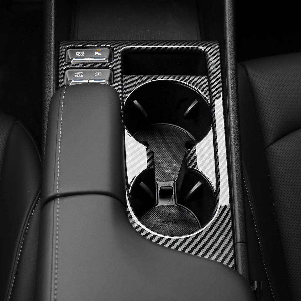 ABS Carbon Fiber Style Interior Trim sets 14pcs For Hyundai Sonata 2024 ...