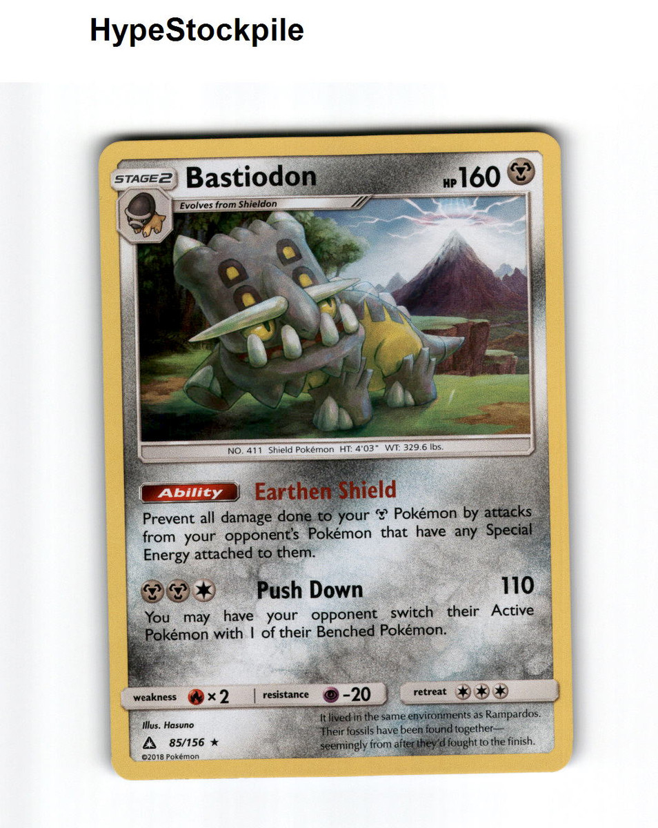 Pokemon Bastiodon Card