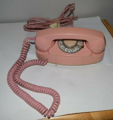 Vintage Pink Princess Bell System Phone Rotary Model 701B 4-62 Western ...