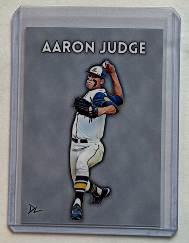 Aaron Judge Limited Edition Artist Signed "Linden High School" Trading ...