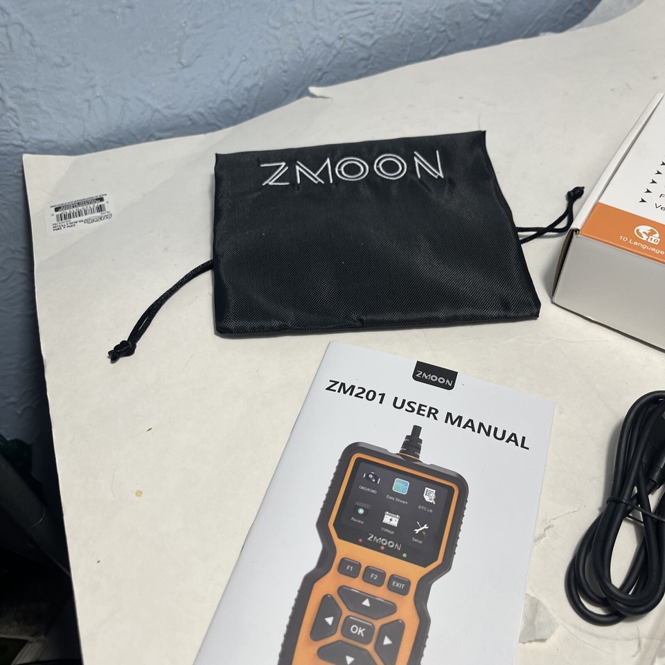 ZMOON ZM201 Professional OBD2 Scanner Diagnostic Tool Enhanced Check ...