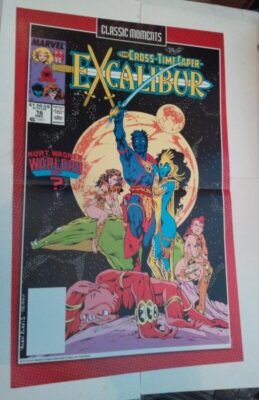 Excalibur Poster # 4 Iss16 Cover Alan Davis Nightcrawler Kitty Rachel X ...