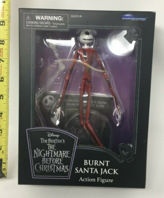 Burnt Santa Jack Skellington A Nightmare Before Christmas Figure ...