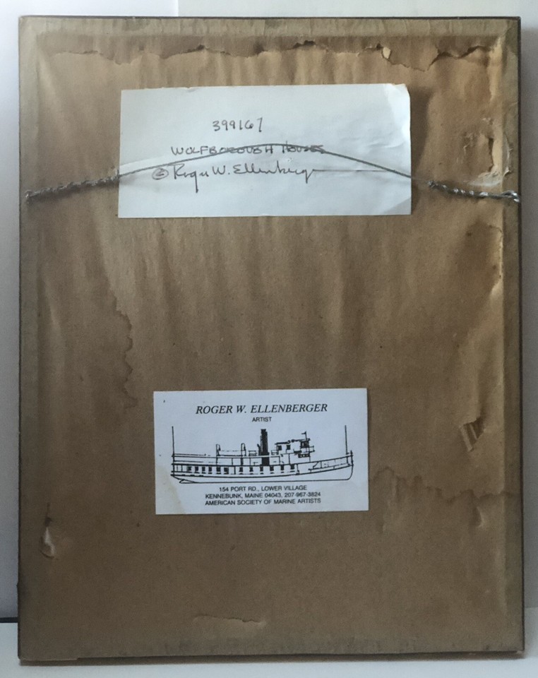 Original Painting by Listed Maine Artist ROGER W. ELLENBERGER ...