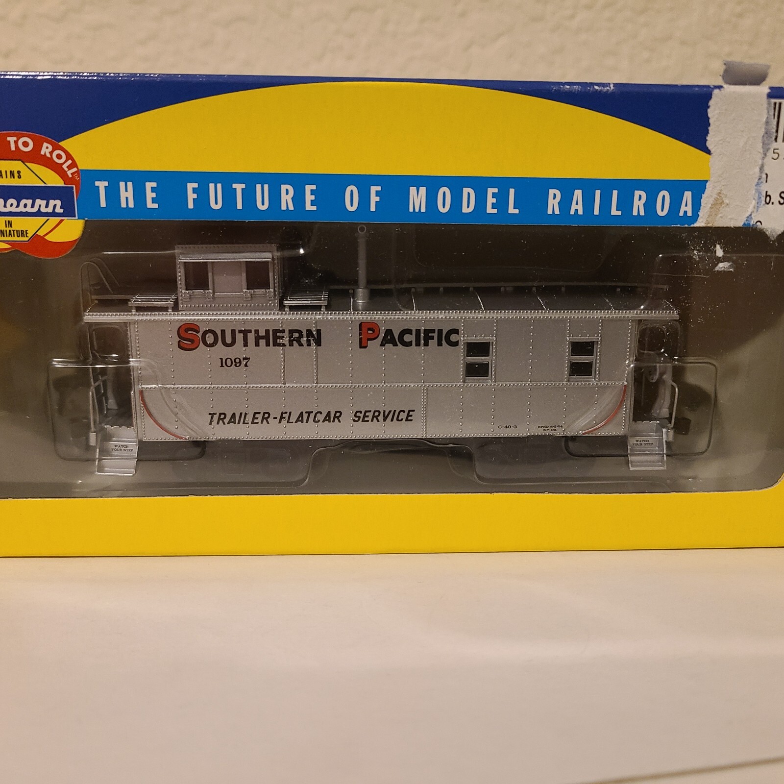 Ho Scale Athearn 7407 Southern Pacific SP TOFC Caboose #1097 | eBay